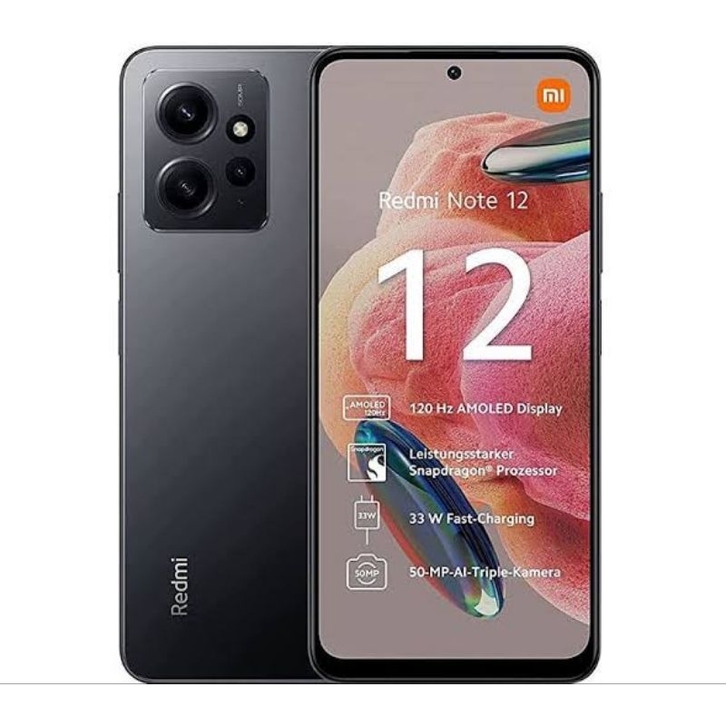 Xiaomi Redmi Note 12 Onyx Gray 8gb RAM 128gb ROM Novo Lacrado ROM ...