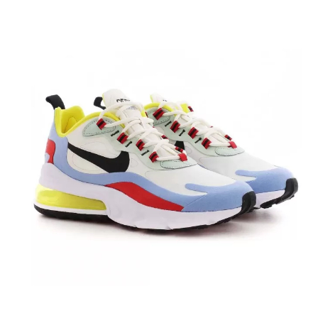 Tenis Nike Air Max 270 React Colorido Feminino Masculino Bolha Azul ...