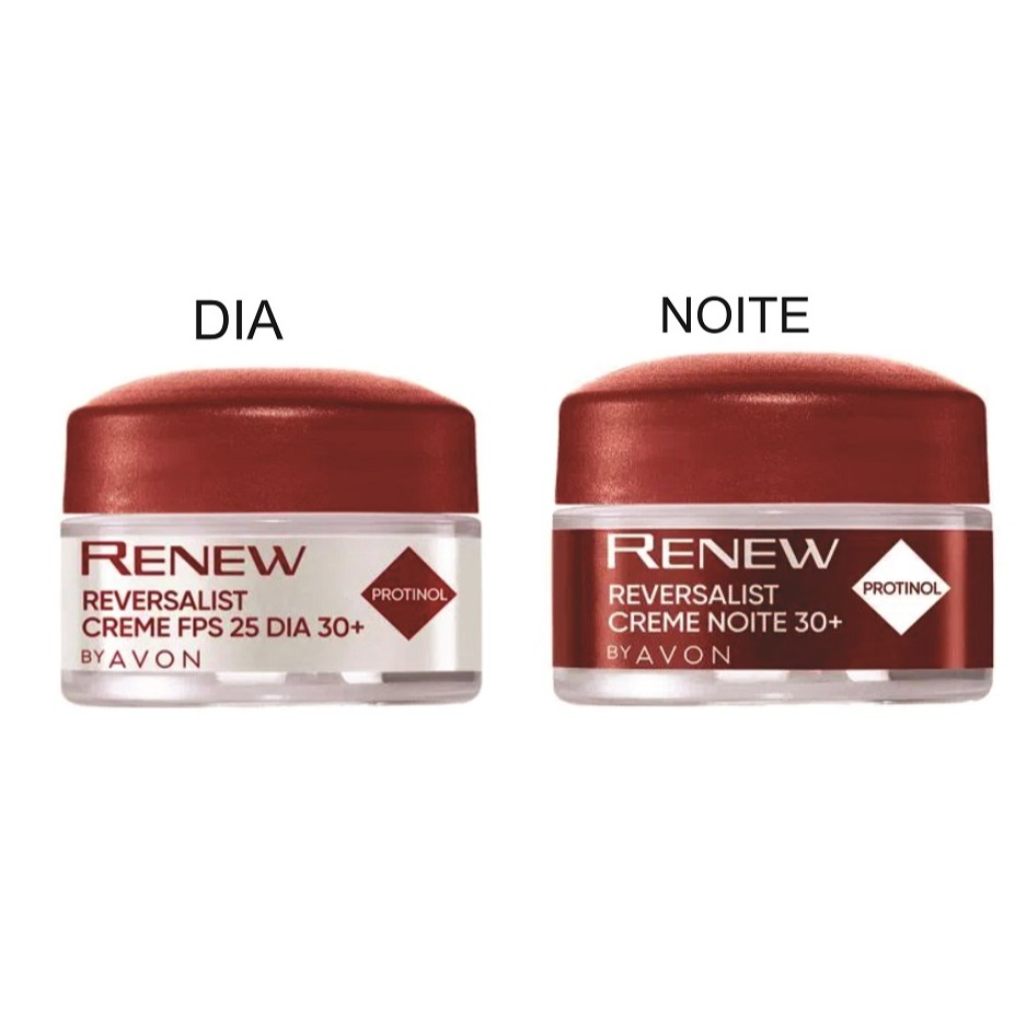 Avon Renew Reversalist Creme Anti-idade Kit Dia + Noite Mini (cada um ...