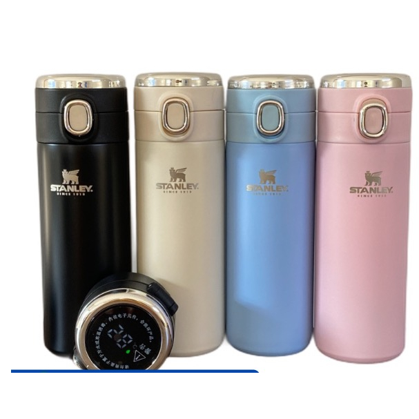 Garrafa térmica 420ML de água Inox/Temperatura De Led termômetro digital led Envio 24h ...