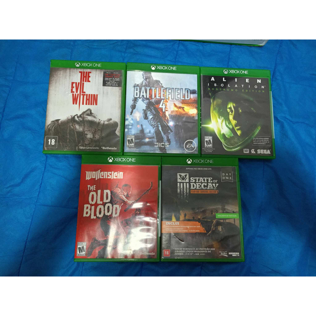 Kit com 5 jogos de Xbox one | Shopee Brasil