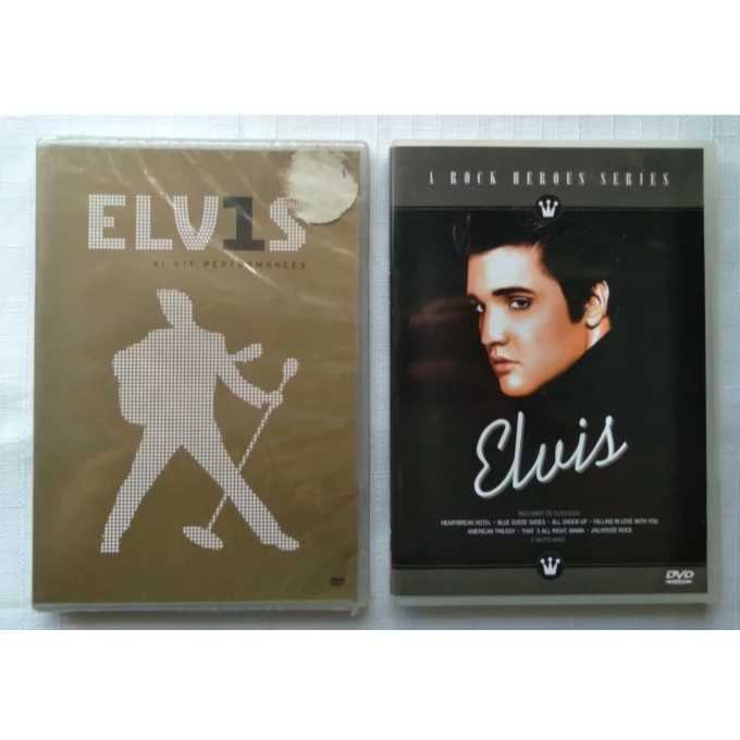 Dvd Elvis Presley - 2 dvds (original) | Shopee Brasil