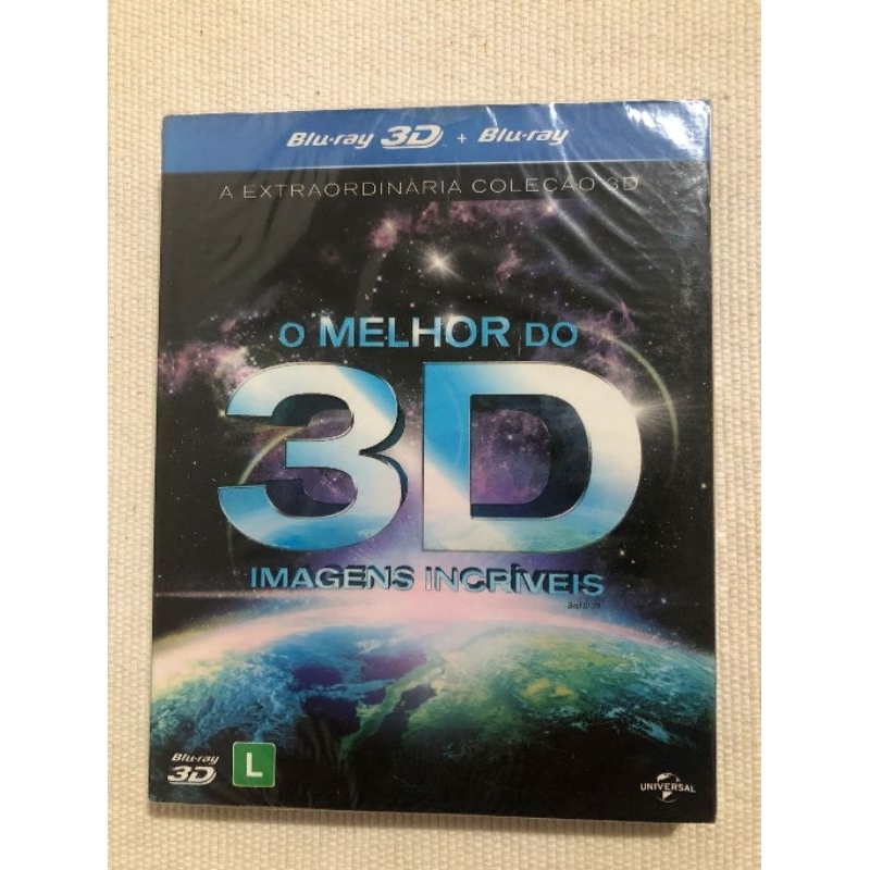 Blu ray 3D +Blu ray O Melhor do 3D Imagens Incríveis (original ...