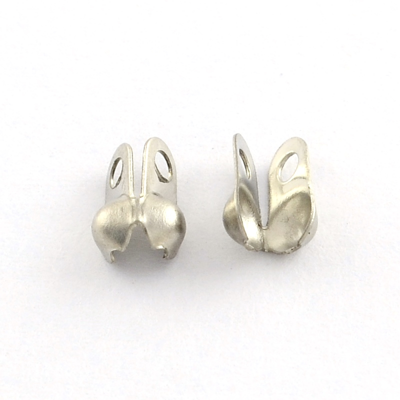 Tip/ terminal corrente bolinha aço inox 4x2 mm (10 pçs) IN-10 | Shopee ...