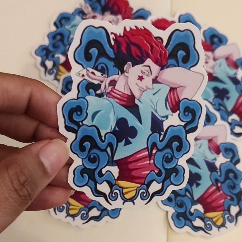 Stickers - HISOKA - HUNTER X HUNTER - - ADESIVO E IMÃS 🧲 | Shopee Brasil
