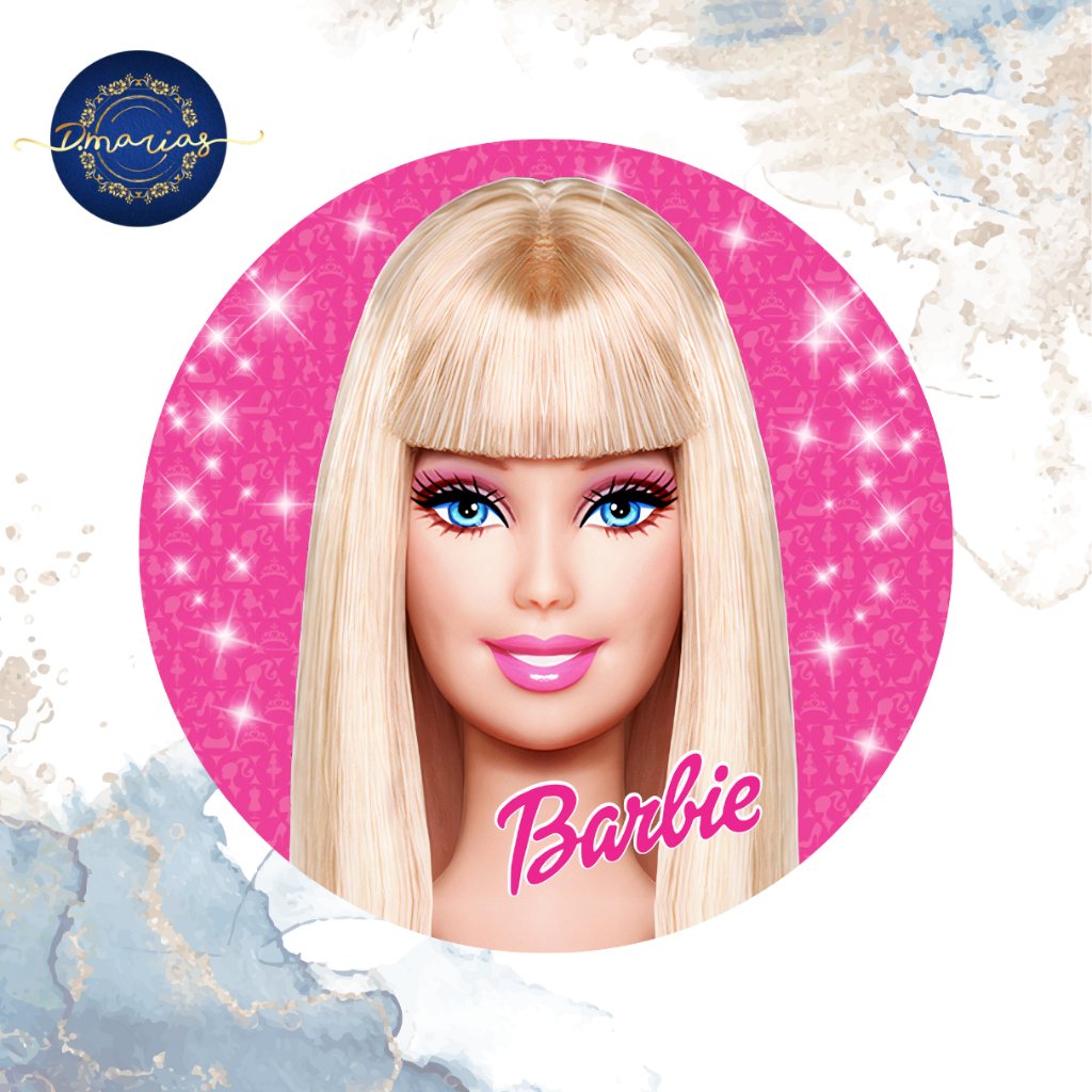 Painel de Festa Circular Barbie | Shopee Brasil