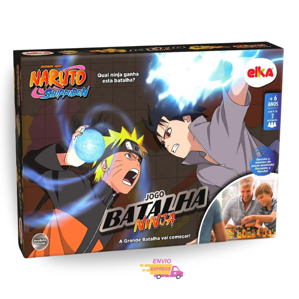 Jogo De Tabuleiro Naruto Shippuden Batalha Ninja Série Jogos Para ...