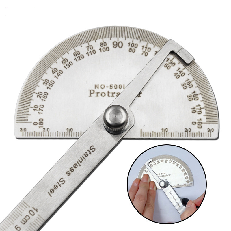 TRANSFERIDOR DE ÂNGULO 180 GRAUS 10CM TIPO MEIA LUA AÇO INOX | Shopee ...
