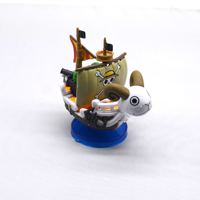 Action Figure One Piece Brinquedo Navio Pirata Mil Ensolarados Luffy ...