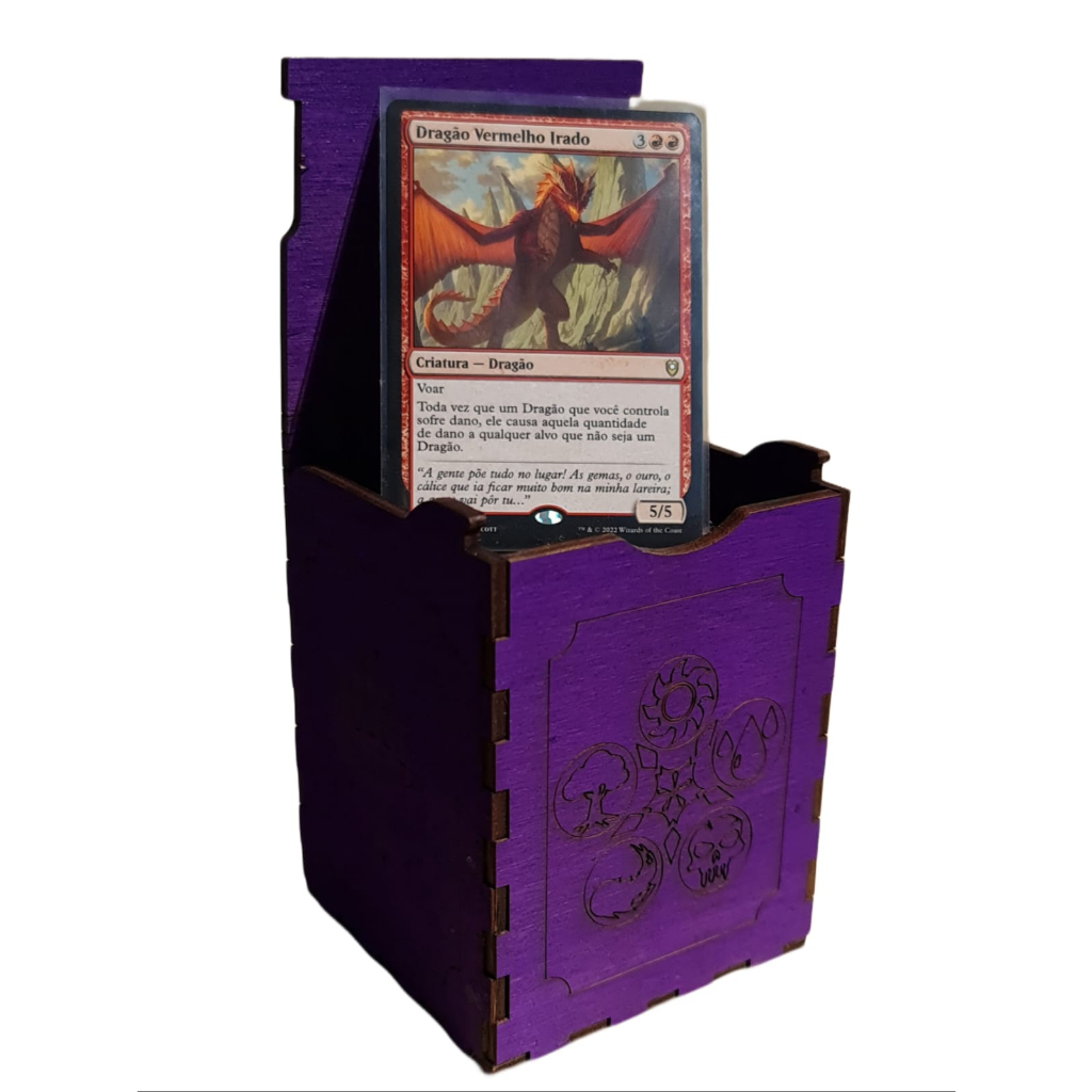 Deck Box Magic The Gathering Commander, Facções, Caixa, Porta cartas ...