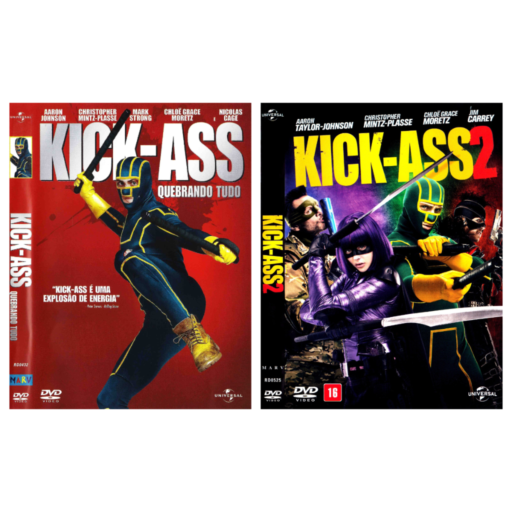 Coleção Dvds Filmes: Kick-ass | Shopee Brasil