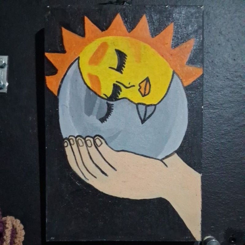 quadro sol e lua | Shopee Brasil