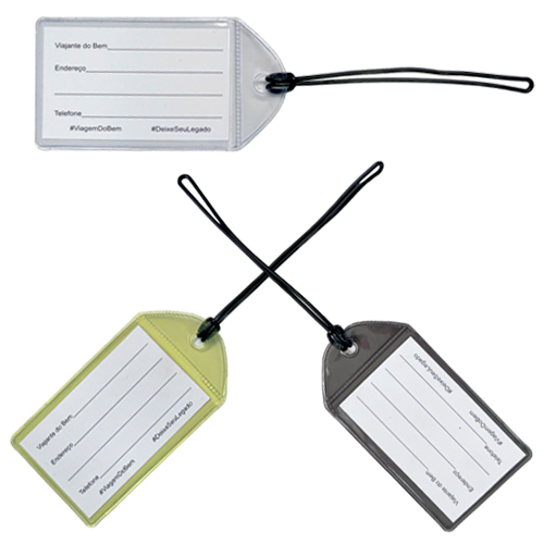 Etiqueta - Identificador - Tag para Mala De Viagem Em Pvc -- 10 ...