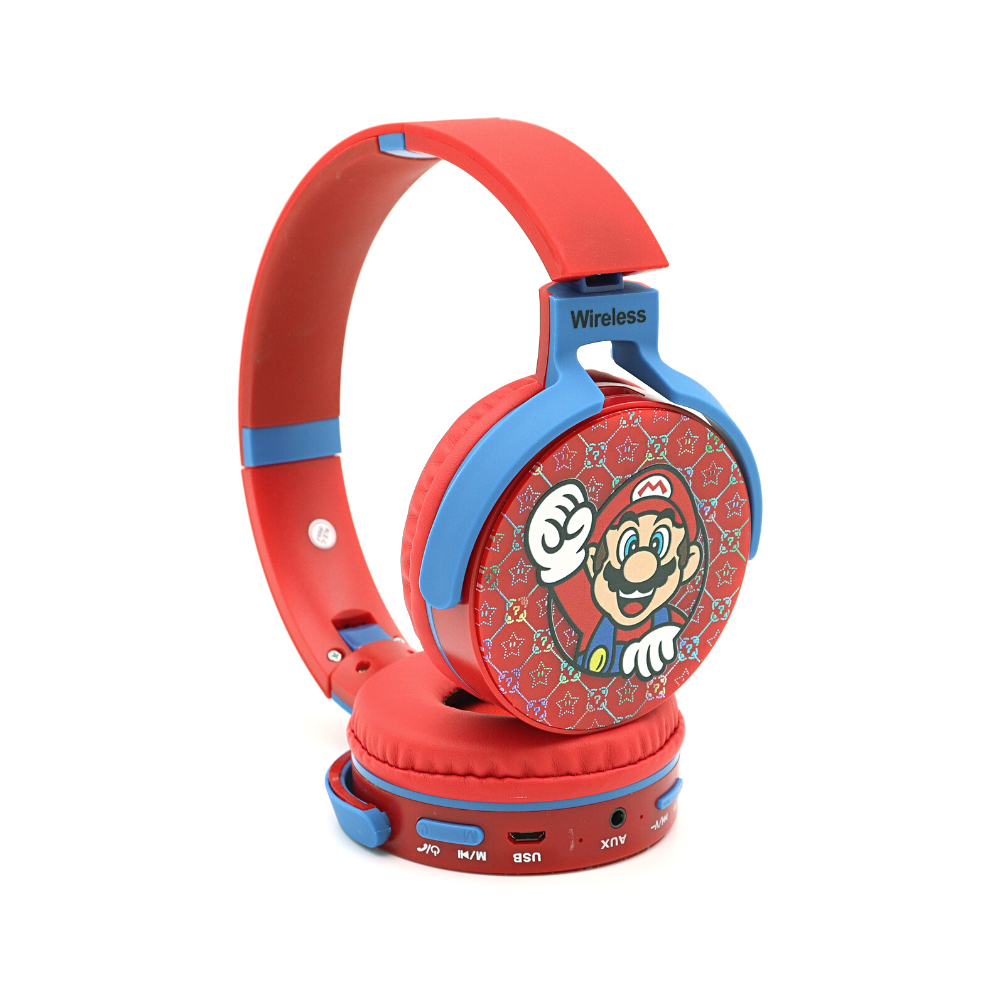 Kit Headset Fone de Ouvido Sem Fio Super Mario Bross Super Conforto ...