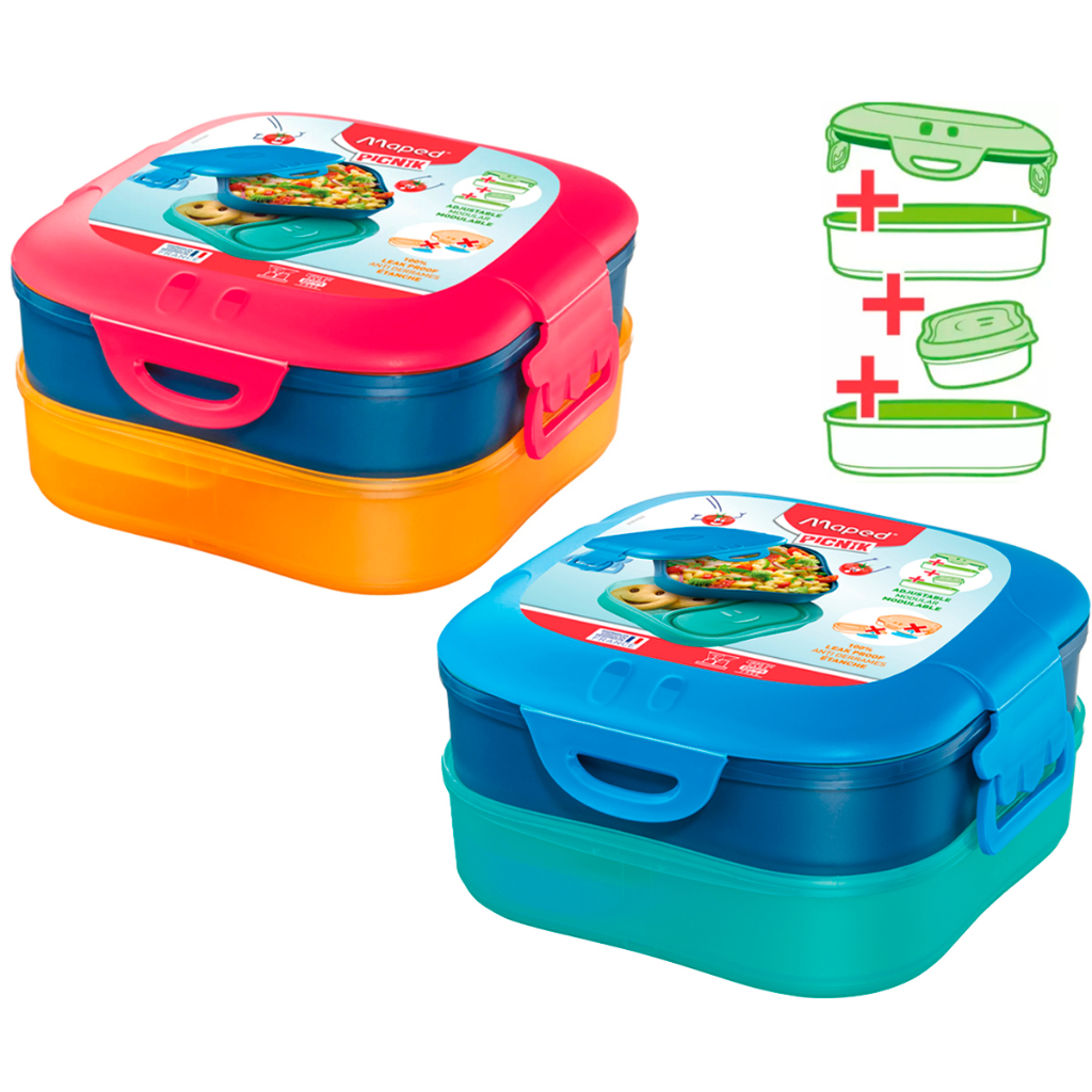 Picnik Concept Kids Pote Marmita Plástico 3 Em 1 Maped - ESCOLHA A COR ...