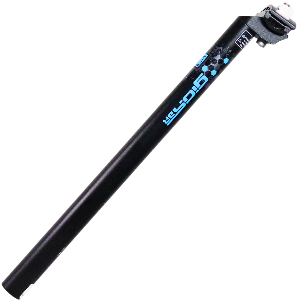 Canote Bike Selim 27,2mm GiosBR GI-8507 Alumínio 400mm Azul | Shopee Brasil