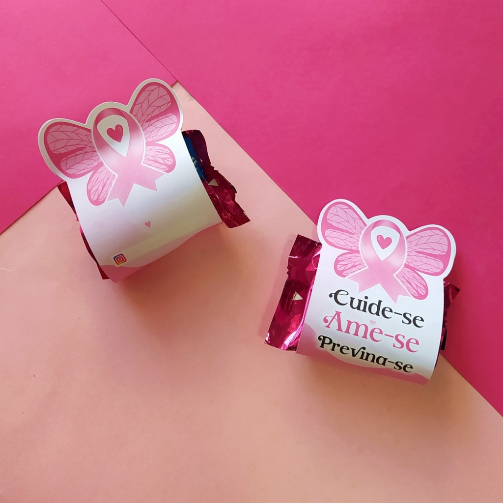 Porta bombom Sonho de Valsa - Outubro Rosa 10und | Shopee Brasil