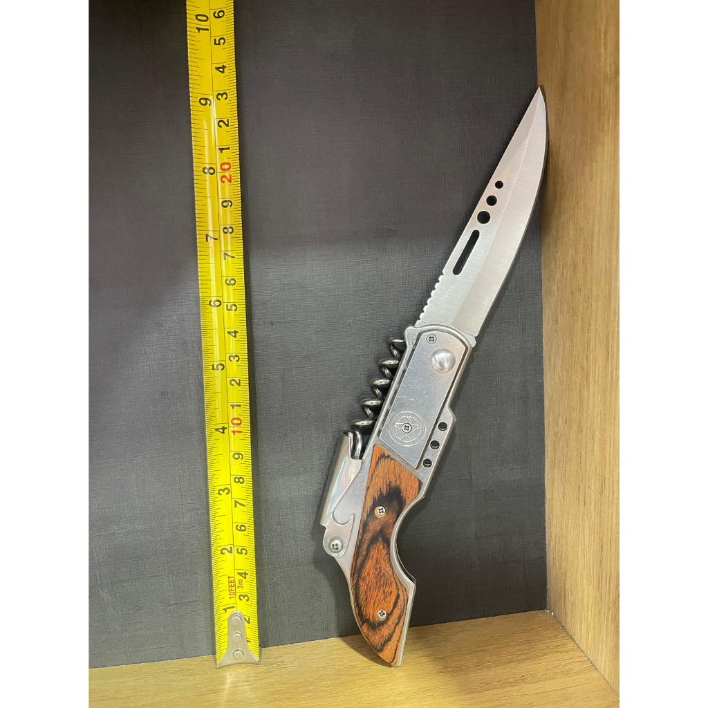 Canivete Tático Muito Afiado Retrátil Automático Militar | Shopee Brasil