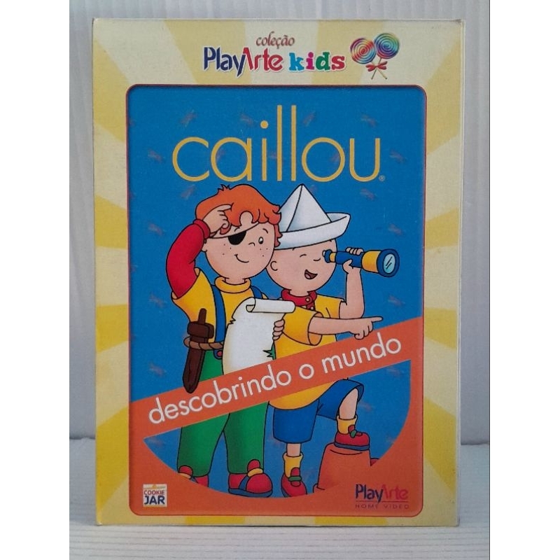 Dvd Caillou - Volume 1 - Descobrindo o Mundo - Embalagem Cartão ...