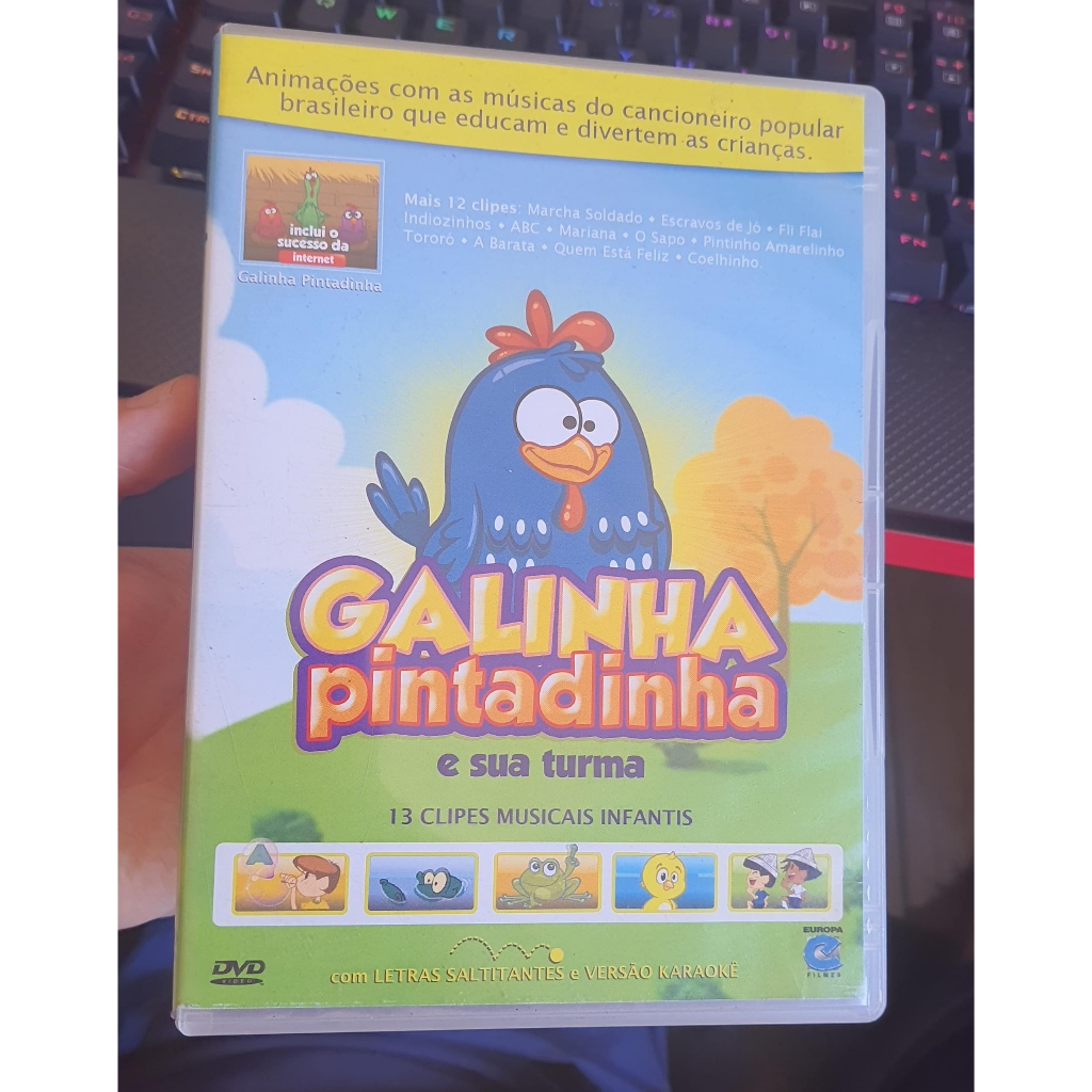 DVD Galinha Pintadinha e sua turma - 13 Clipes infantis (Com versão ... DVD Galinha Pintadinha e sua turma - 13 Clipes infantis (Com versão ...