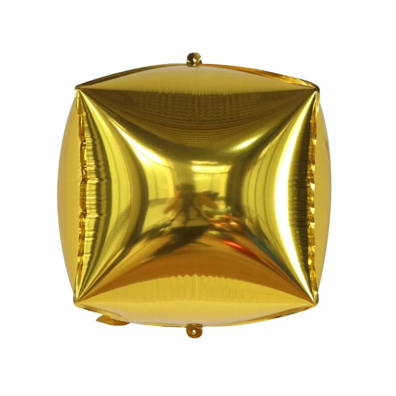 Bola quadrada (Polegada 4D) 12 Diamante cubo Balões folha/ rose e ...