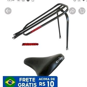 garupa reta bh | Shopee Brasil