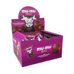 Caixa de Chocolate Mu-Mu Kids 24x15,6g Sabor Uva | Shopee Brasil