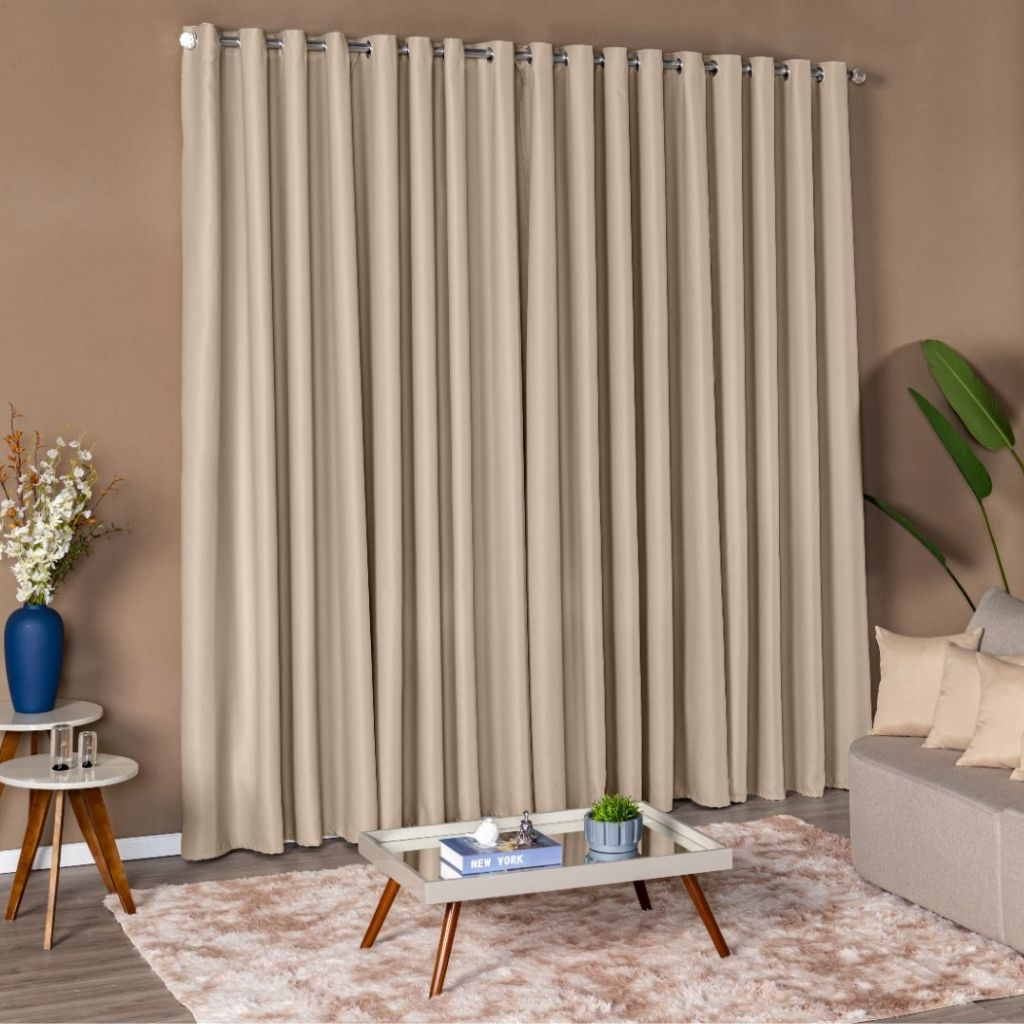 Cortina Blackout Em Tecido Duplo Premium Corta Luz Melhora O Pre o