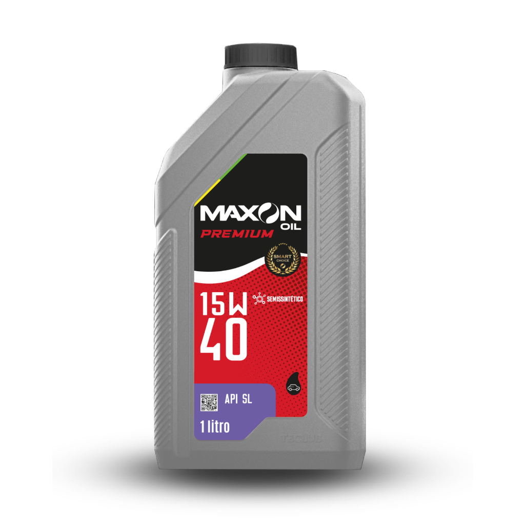 Óleo Motor Maxon 15w40 Semissintético Oil Premium API SL 1 Litro (nova ...