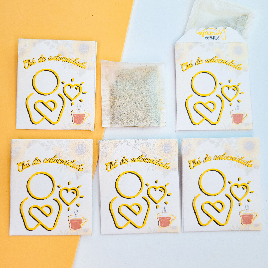 Chá + Sachê Personalizado - Setembro Amarelo - Brindes Mimos para ...