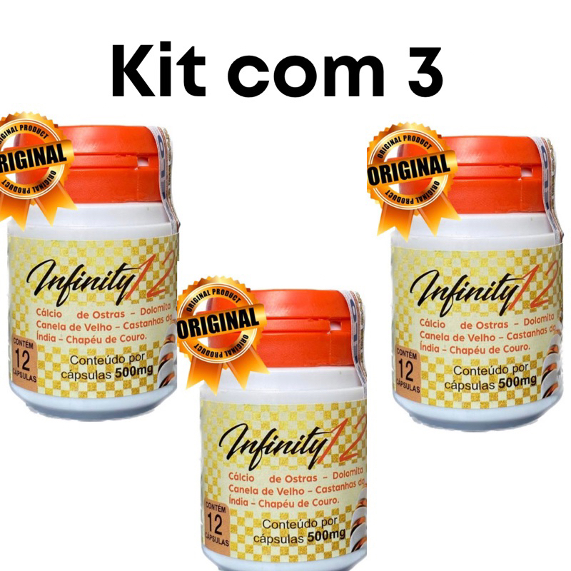 kit com 3 Infinity 12 Original | Shopee Brasil