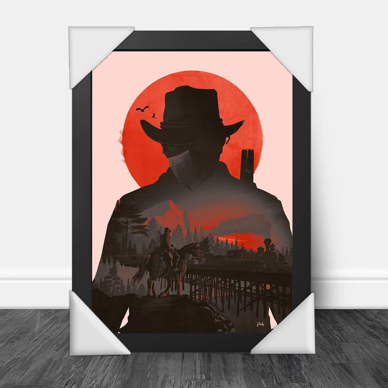 Quadro Decorativo Com Moldura Red Dead Redemption | Shopee Brasil