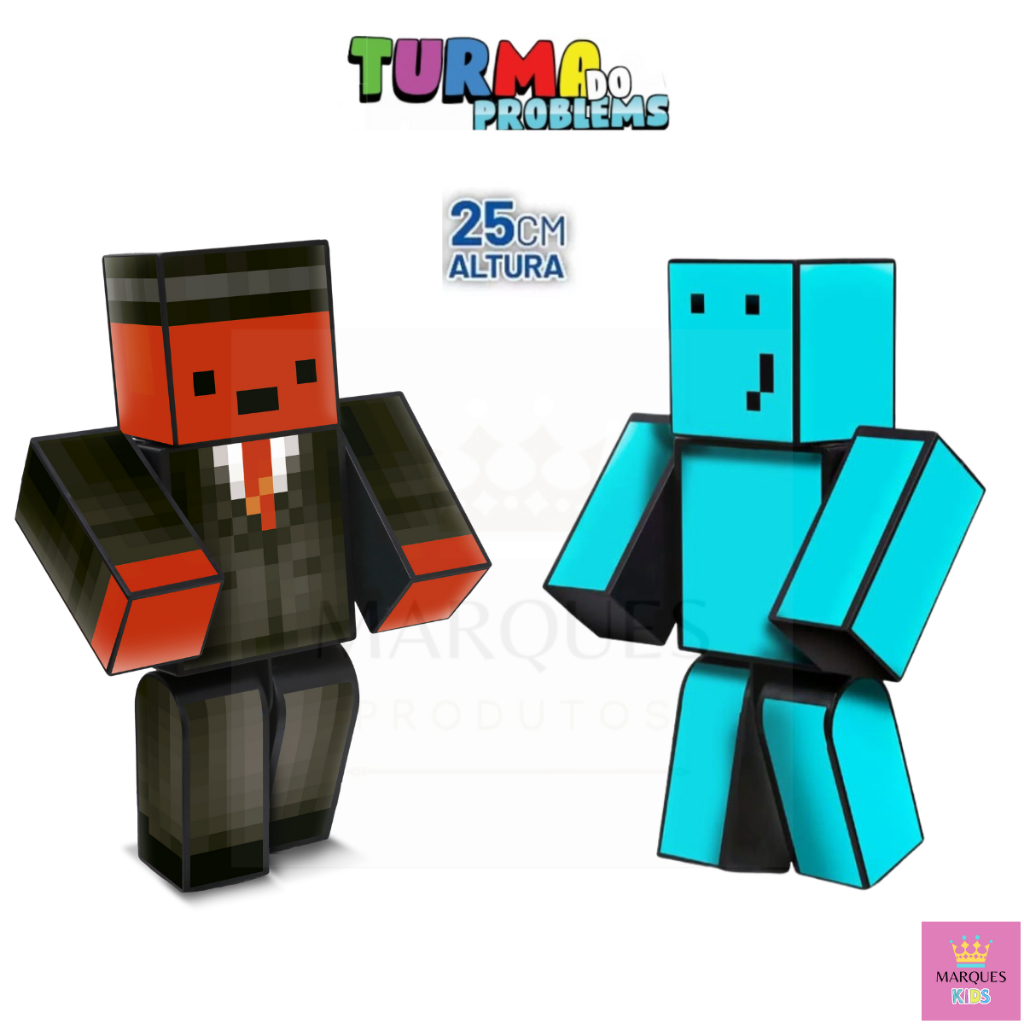 Boneco Kadu + Problems 25 cm Kit Minecraft Original | Shopee Brasil