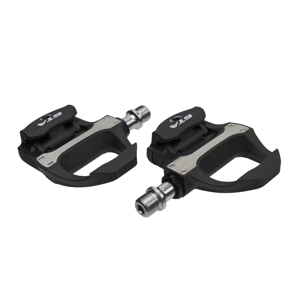 Pedal Clip Bike Speed Road Aluminio Rolamento Selado Com Tacos | Shopee Brasil
