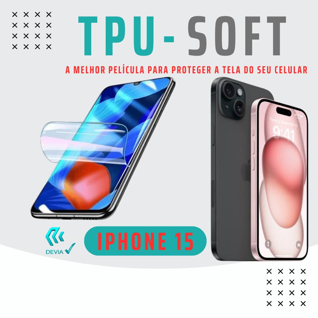 pelicula iphone 15 TPU Devia hidrogel | Shopee Brasil