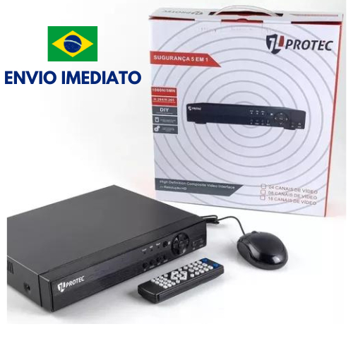 Dvr 4 Canais Full Hd Hdmi 1080p Hvr Nvr Gravador Cameras Pronto Entrega ...