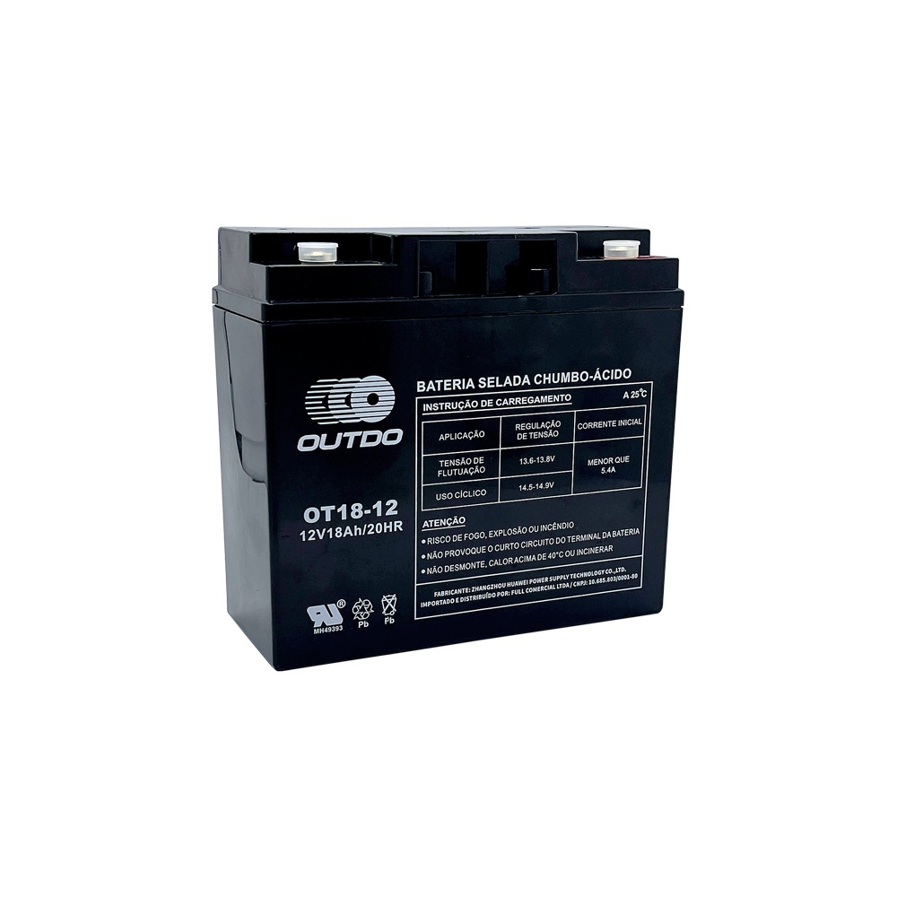 Bateria VRLA AGM 12v 18ah HUAWEI - KIT COM 4 BATERIAS. | Shopee Brasil