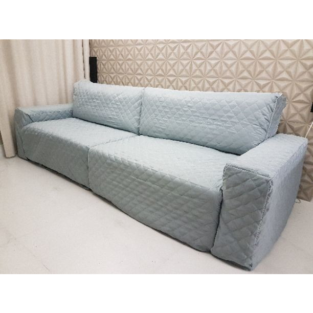 2 Capa para sofa retratil matelada medida toral com os braços 2,20 e 1 ...