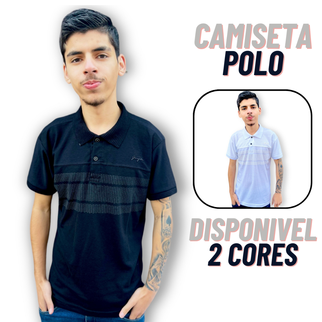 Camiseta Gola Polo Masculina Gangster Original Colarinho Importada De ...