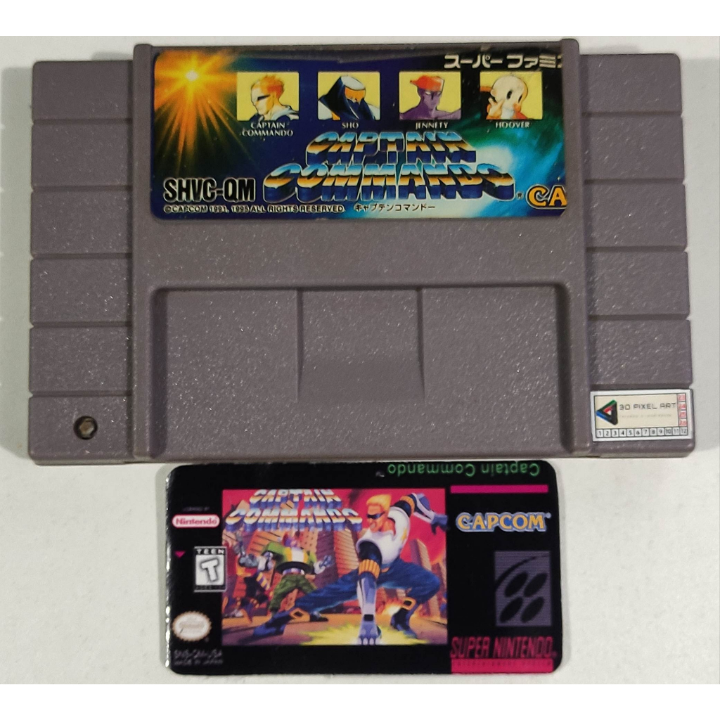 Jogo Captain Commando PTBR Snes Repro Nova Cartuch , chipado Game Super Nintendo | Shopee Brasil