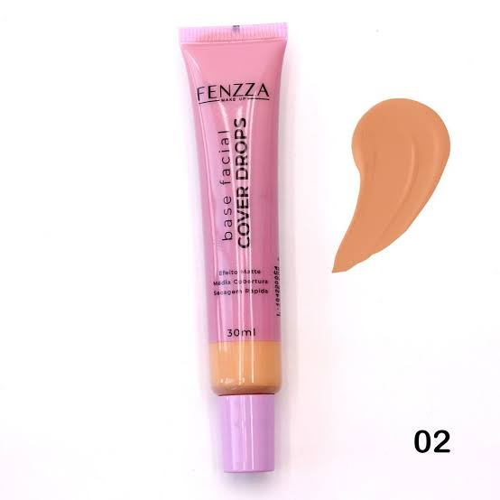 Base Líquida Facial Cover Drops Fenzza | Shopee Brasil