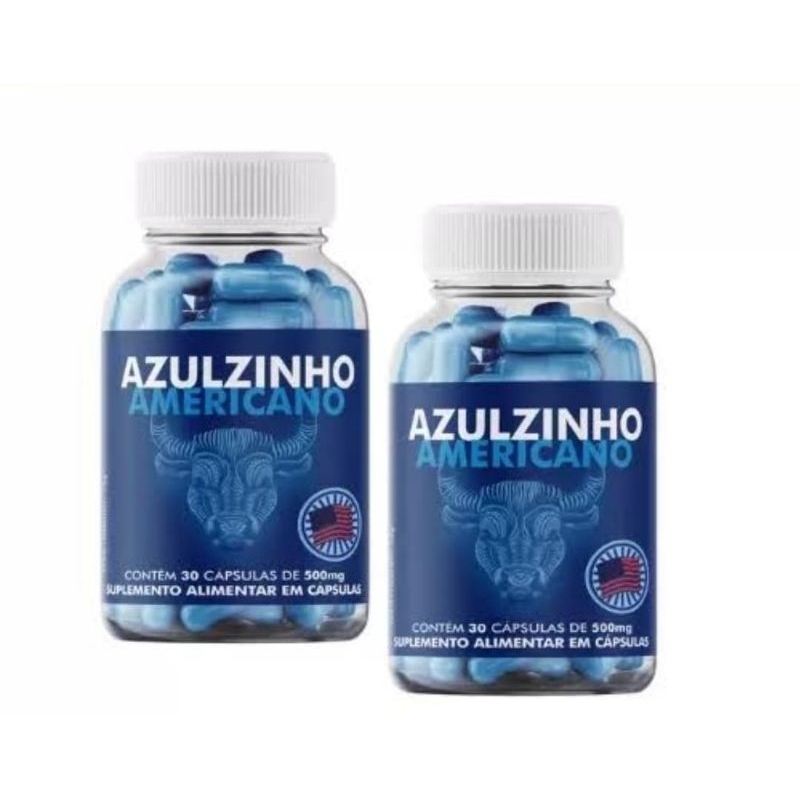 kit 2und azulzinho americricano 2(frasco) de 30 capsulas | Shopee Brasil