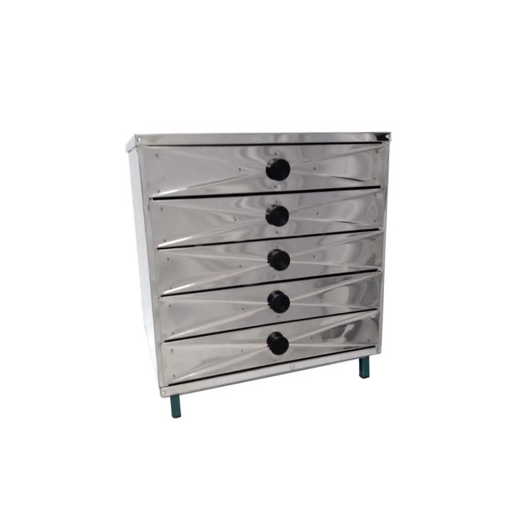 Gaveteiro de Pastel Inox 5 Gavetas | Shopee Brasil