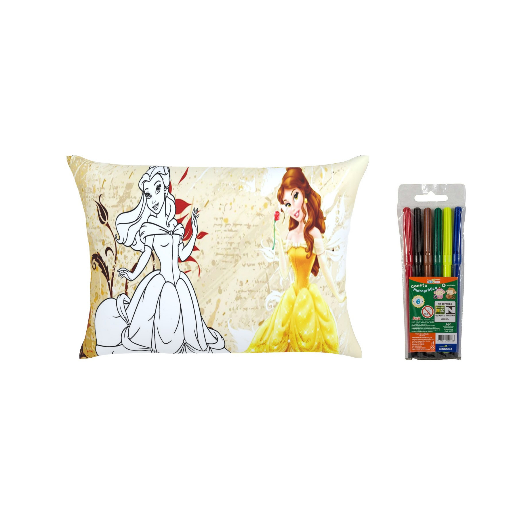 Kit de Colorir Almofada + canetinhas dia das crianças modelo 31 ...