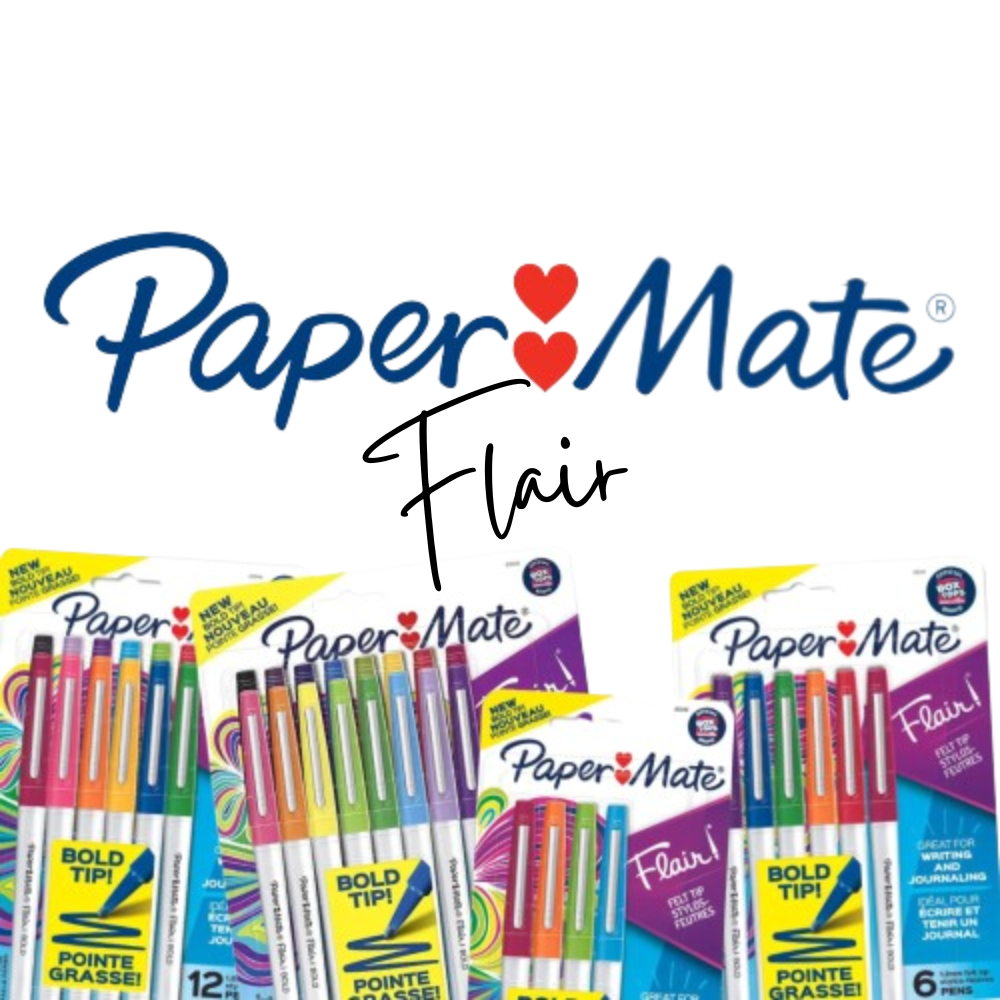 Caneta PAPERMATE Flair Bold - Blisters - Escolha o Modelo | Shopee Brasil