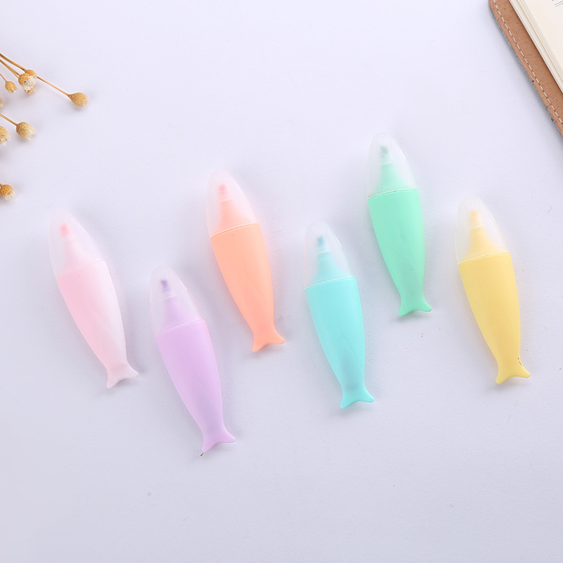 Kit 6 Marca Texto beringela Fofos Marcadores de Texto Coloridos ...