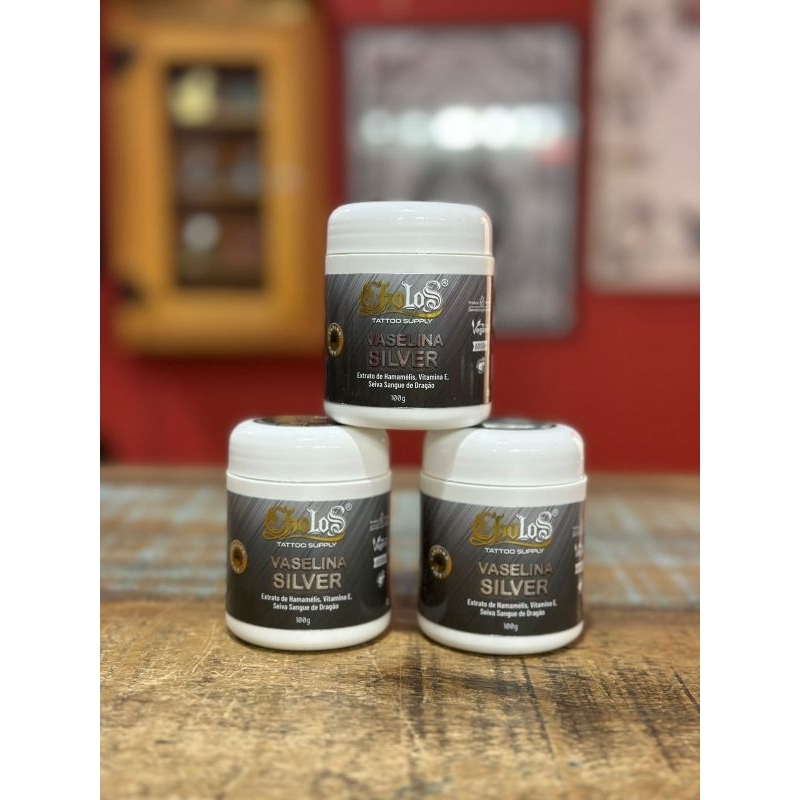 Vaselina Tatuagem/Micropigmentação Silver Cholos 100g | Shopee Brasil