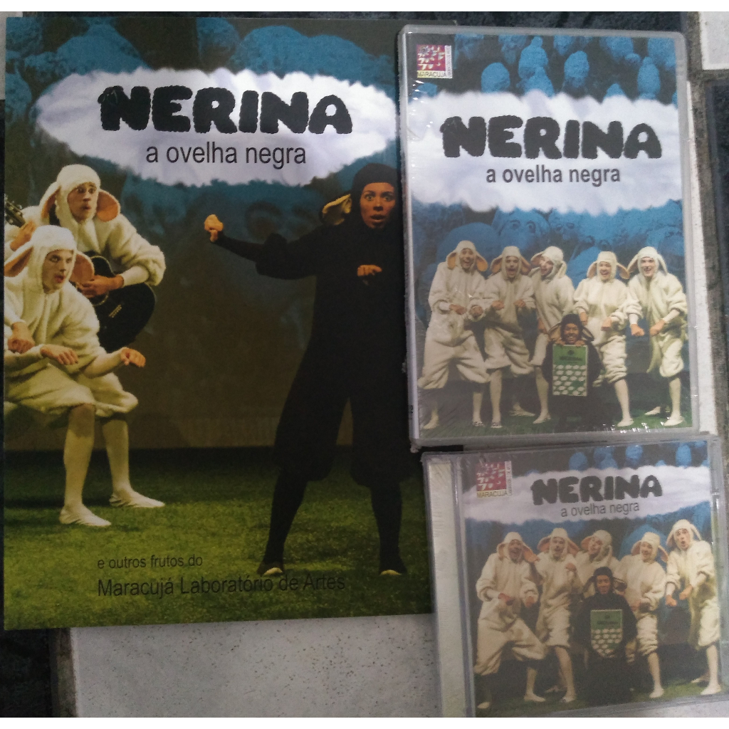 Kit 3 Em 1 Nerina A Ovelha Negra ( Livro, Cd E Dvd) | Shopee Brasil