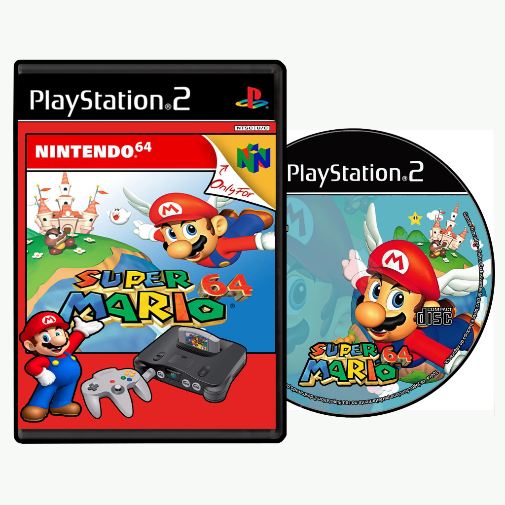 Super Mario 64 - Português - DVD iso Repro Ps2 / Play 2 Patch iso ...