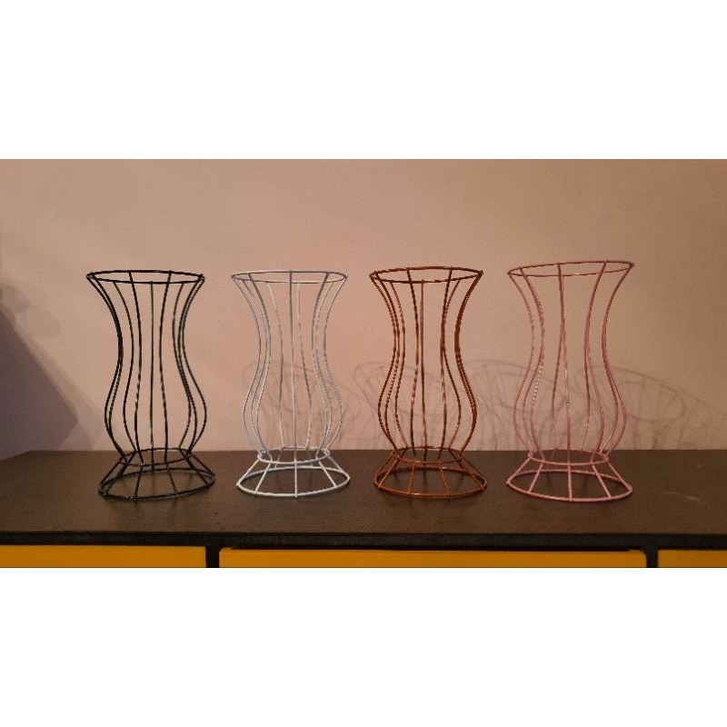 vaso aramado para pedrarias cores sortidas 19 cm | Shopee Brasil